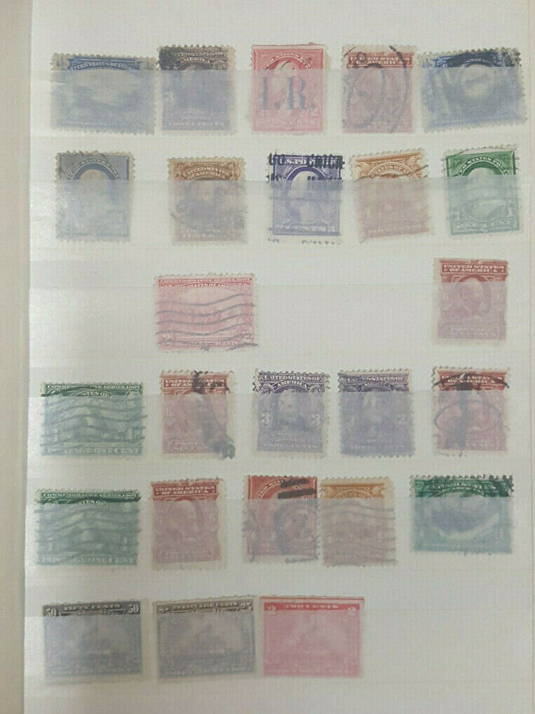 Lot of 312 Vintage Stamps in Collectors Album from GS00694 – Governor's ...