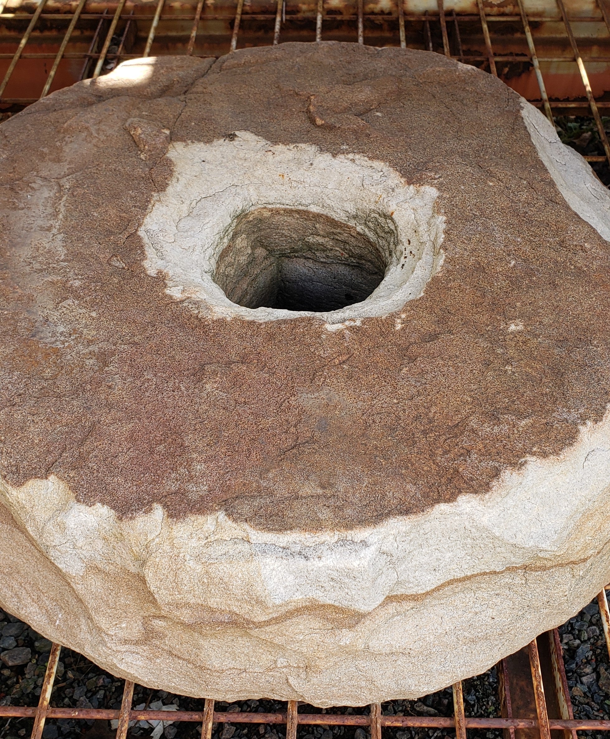 Vintage 22" x 6" Round Millstone – Governor's Architectural Antiques