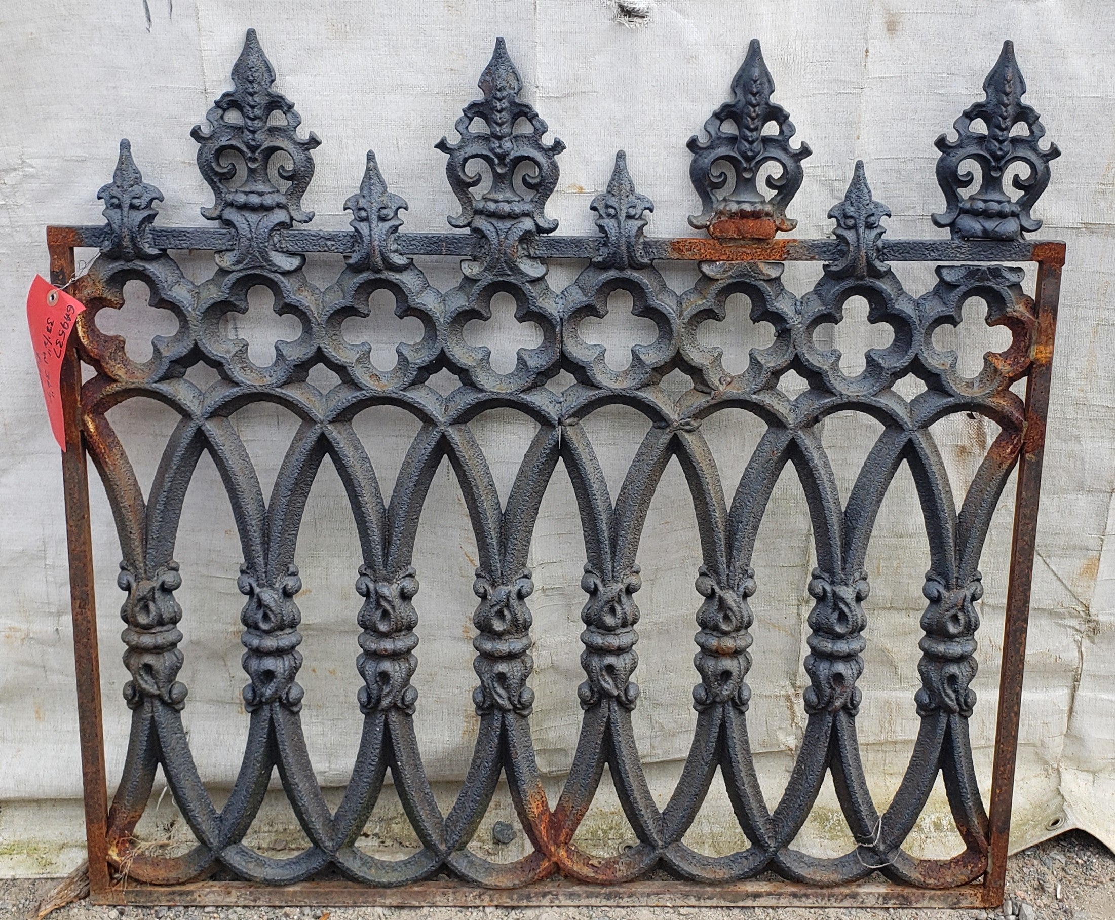 Ornate Heavy Cast Iron Gate 38 1/2" W x 36" T GA9537 – Governor's ...