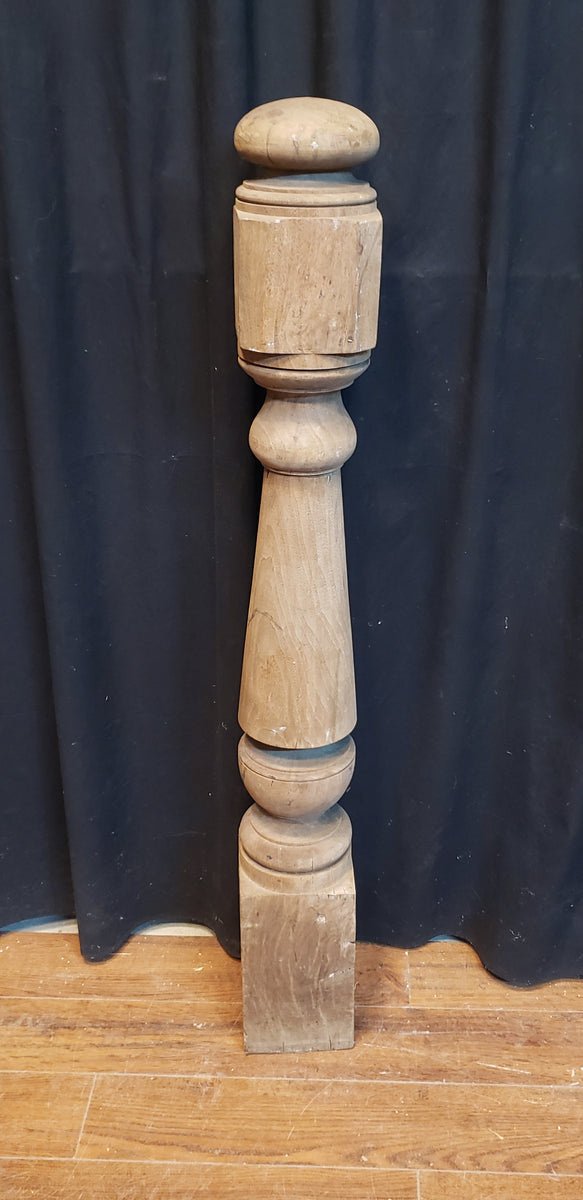 Newly Stripped Solid Walnut Newel Post 47 1/4" x 7" GA9684 – Governor's ...