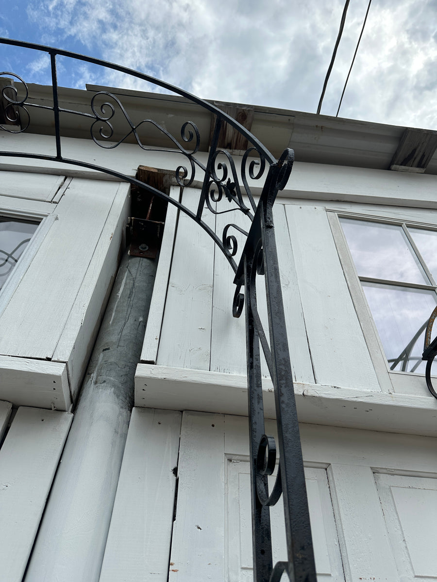 8 Foot+ Ornate Wrought Iron Arbor GS6057 – Governor's Architectural Salvage