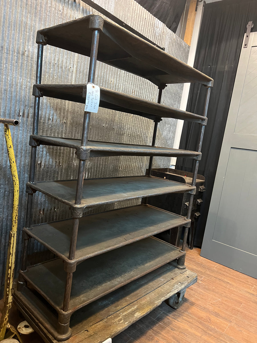 6 Tier Industrial Cast Iron Shelf GA10155 – Governor's Architectural ...