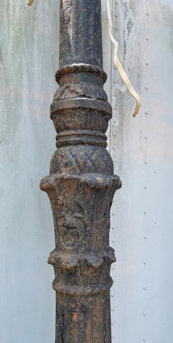 Late 1800's Ornate Victorian Cast Iron Street Gas Light Post GS00243 ...