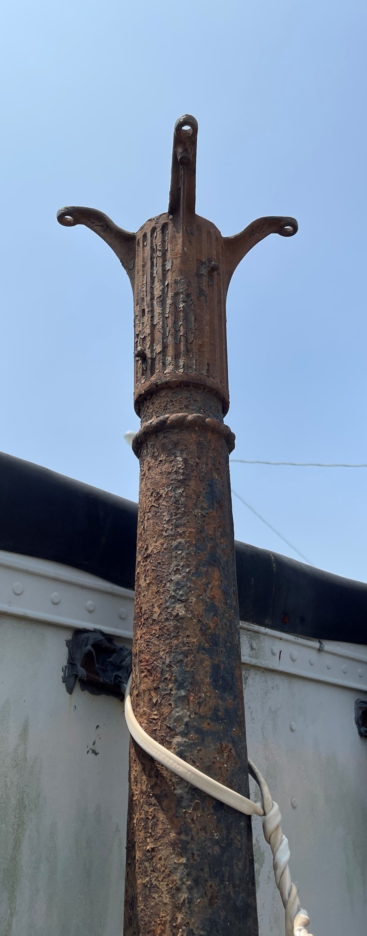 Late 1800's Ornate Victorian Cast Iron Street Gas Light Post GS00243 ...