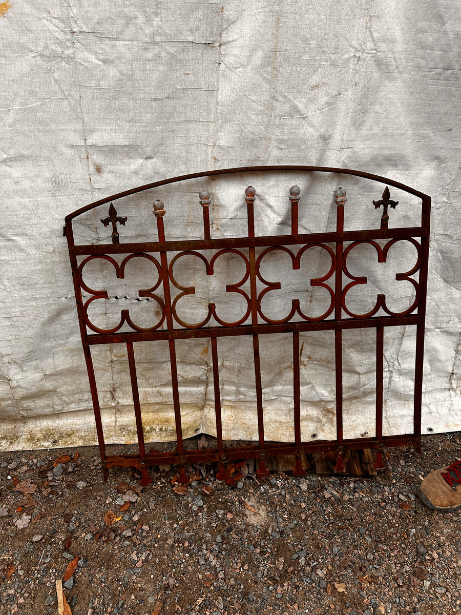 WROUGHT IRON SHORT CLOVER LEAF GARDEN GATE GA11014 – Governor's ...