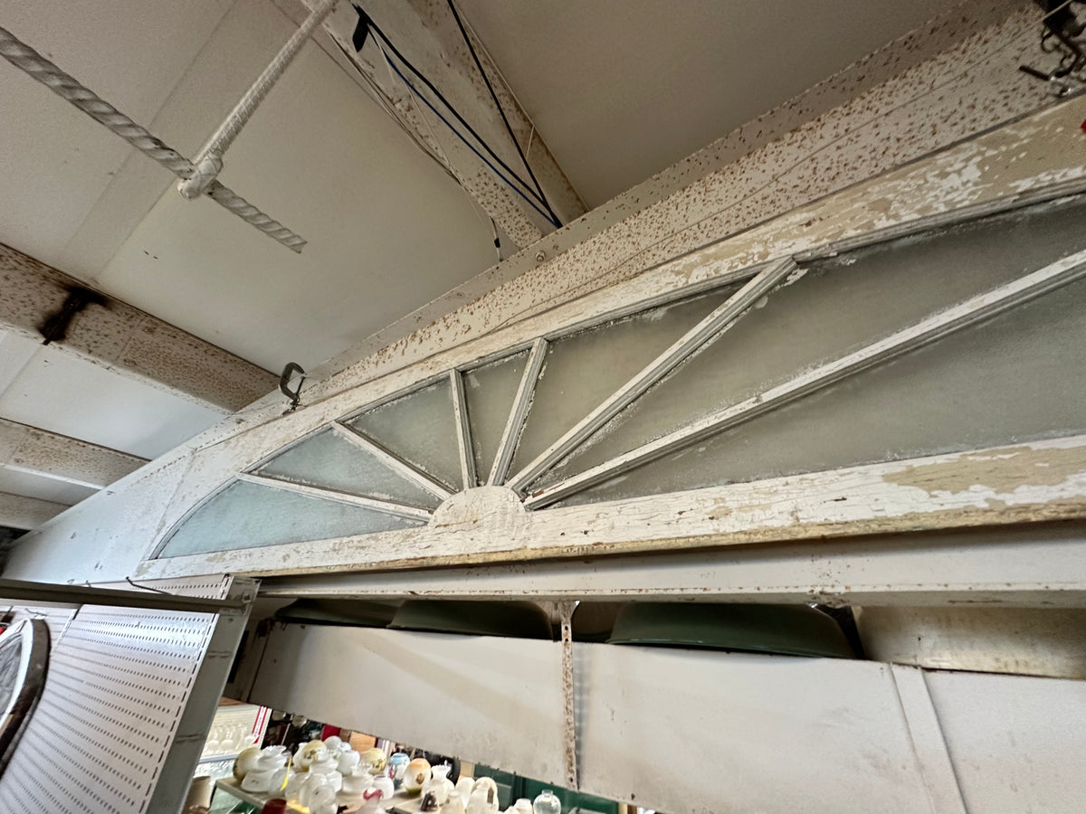 Sunburst Textured Glass Transom GA10336 – Governor's Architectural Salvage