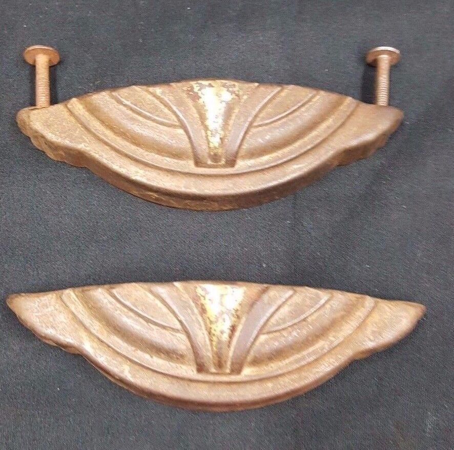 6 Art Deco Half Moon Drawer Pulls 4 5/8" x 1 1/2" GS00793 – Governor's ...