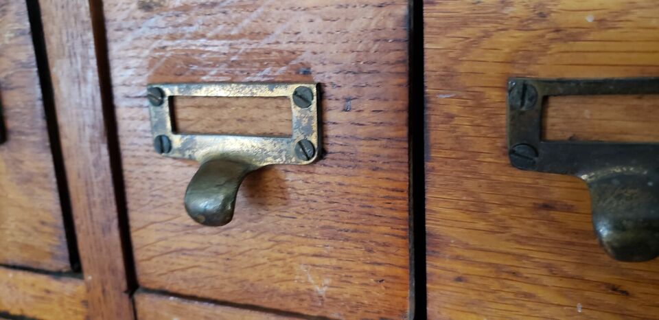 Reclaimed Wooden Hardware Store Bolt Bin with 144 Drawers 57 1/2" x 78 ...