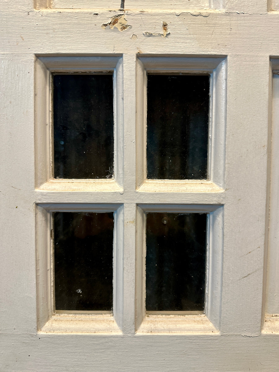 14-Panel 4-Pane Front Door GA20389 – Governor's Architectural Salvage