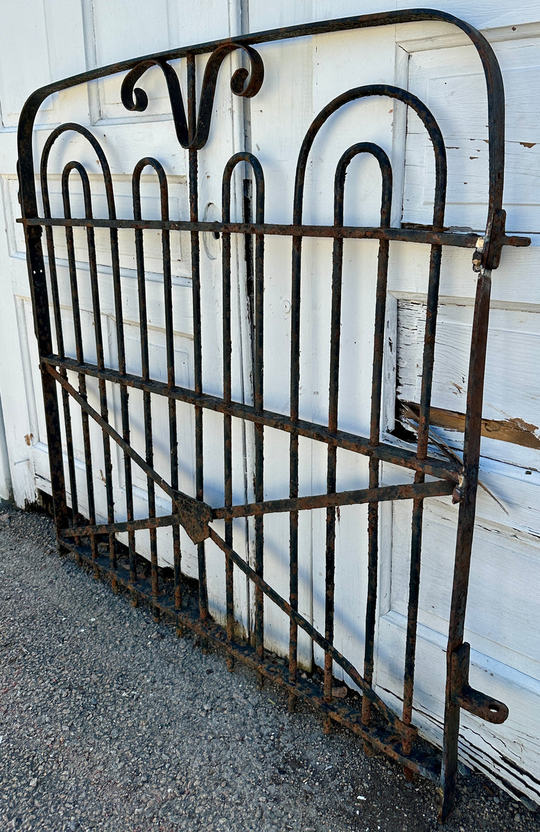 Antique Iron Garden Gate GA20372 – Governor's Architectural Salvage