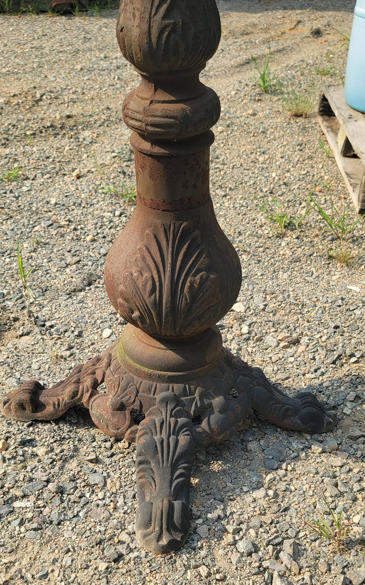 Tall Ornate Cast Iron Table Base 41" Tall GS00654 – Governor's ...