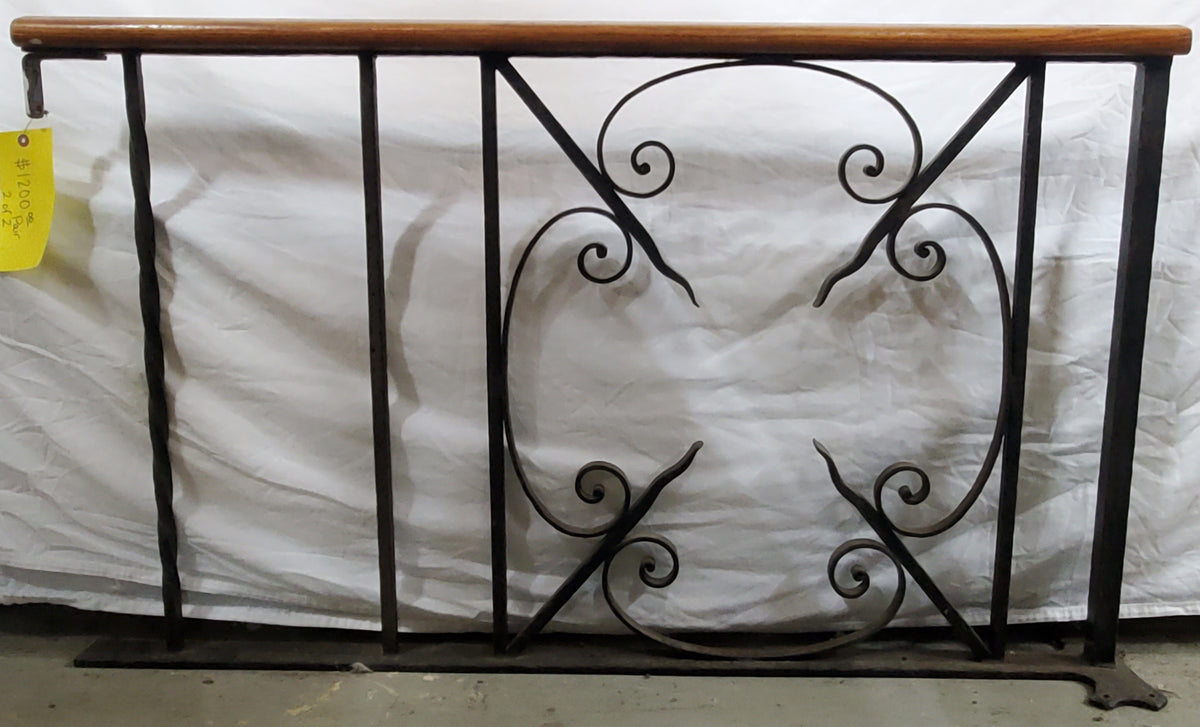 Iron and Oak handrails GAM0094 – Governor's Architectural Salvage