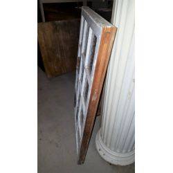 12 Pane Pebble Textured Glass Window in a Wood Frame #GA4227 – Governor ...