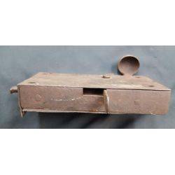 Primitive Iron Lock with Lever #GA4172 – Governor's Architectural Salvage