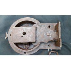 Primitive Ornamental Iron Door Lock with Key #GA4178 – Governor's ...