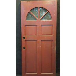 Half Moon Light Glass & 4 Panel Wood Entrance Door #GA821 – Governor's ...