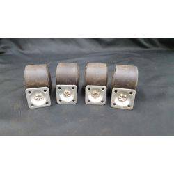 Set of 4 Steel Base Casters Wheels #GA4278 – Governor's Architectural ...