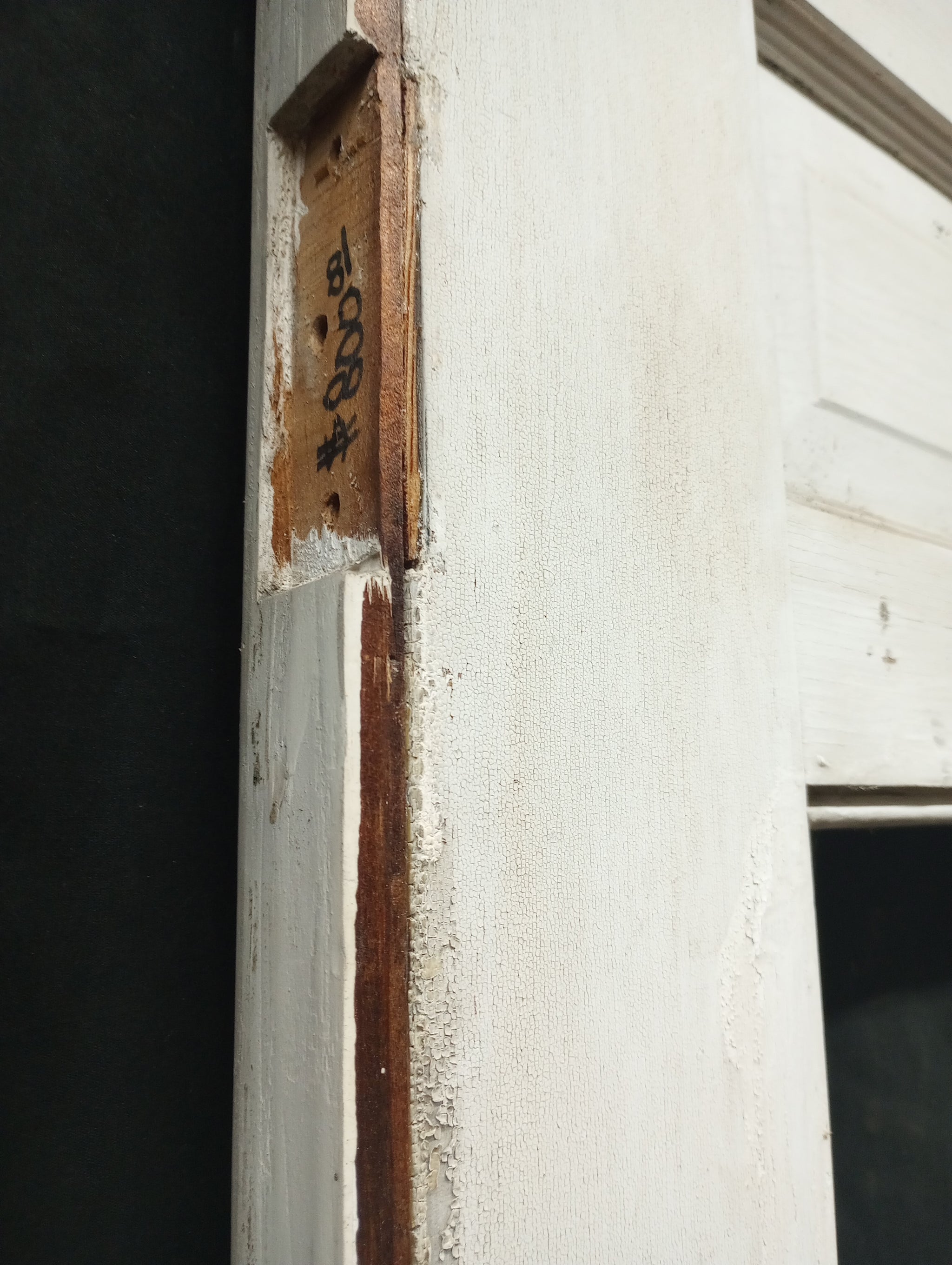 Top View Interior Wood Door with Raised Bottom Panels #GA-S010 ...