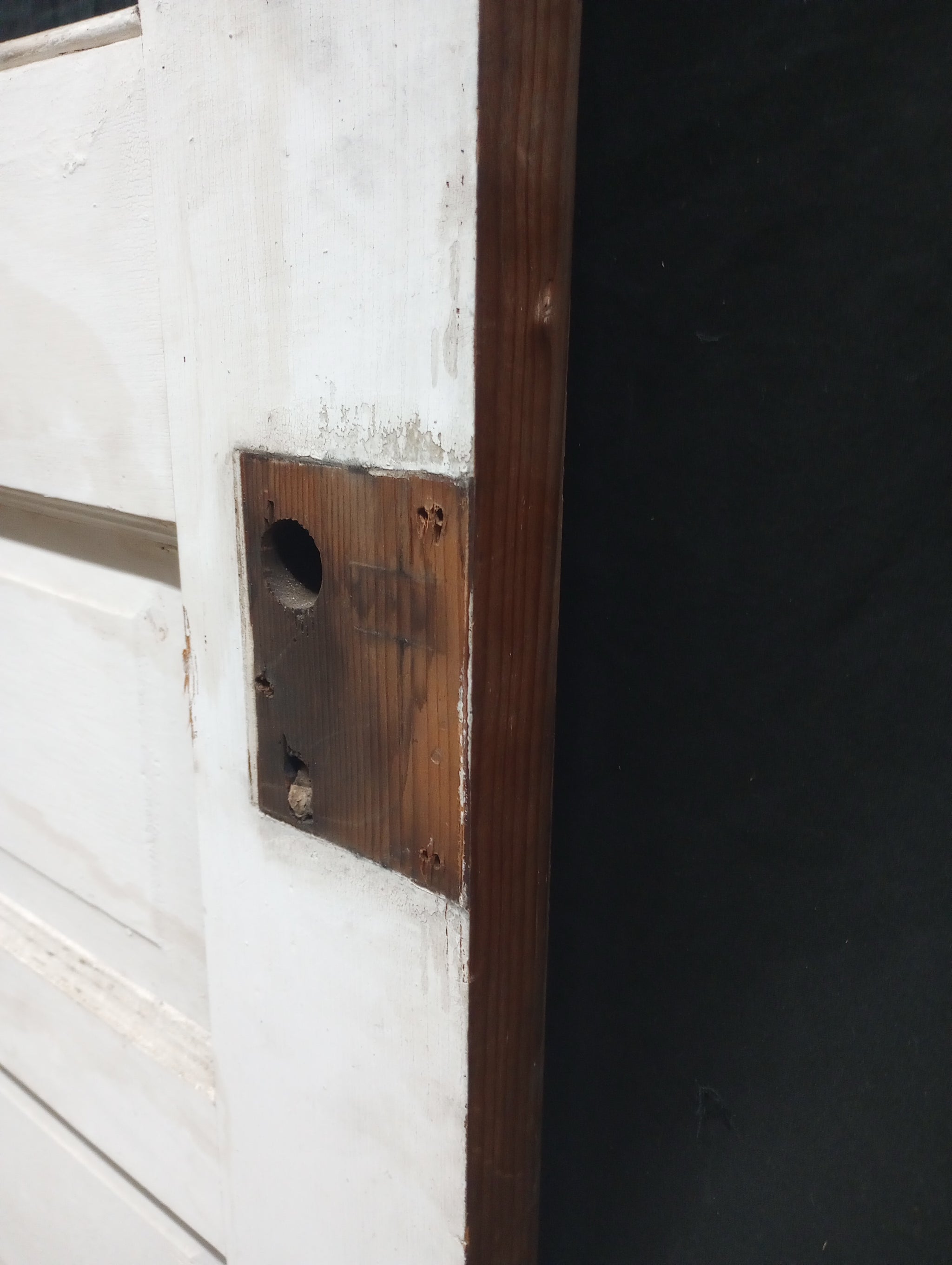 Top View Interior Wood Door with Raised Bottom Panels #GA-S010 ...