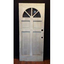 Half Moon Light Glass & 4 Panel Wood Entrance Door #GA821 – Governor's ...