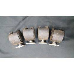 Set of 4 Steel Base Casters Wheels #GA4278 – Governor's Architectural ...